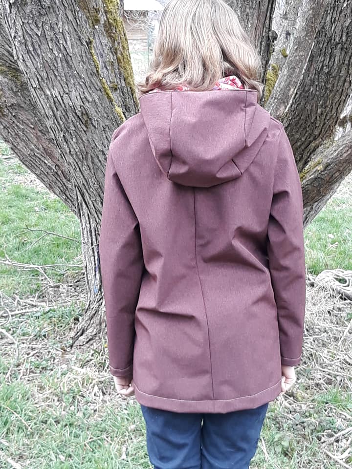 Veste en softshell et snood assorti | Bouts de Fil et Bouts de Bois